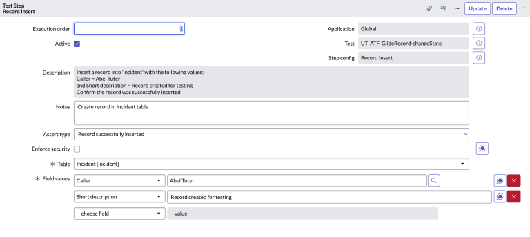 How To Test A Server Side Script Using Automated Test Framework Atf In Servicenow Snowtechstack 2625